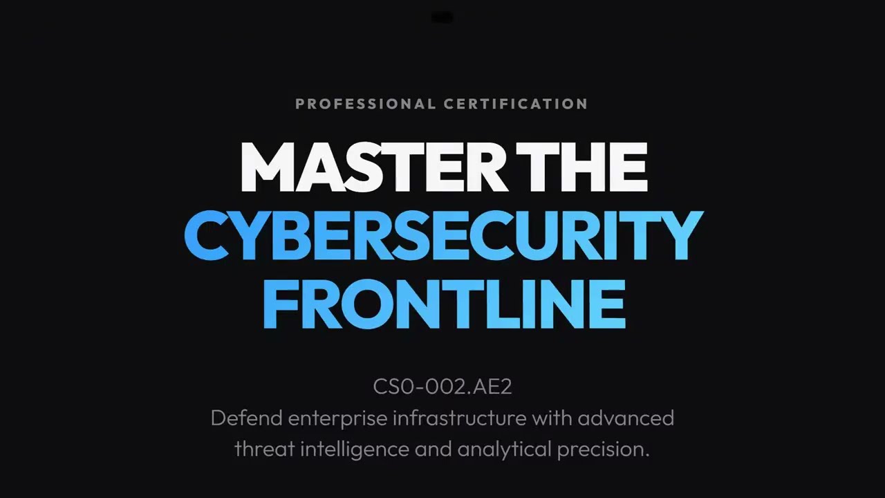 CompTIA CySA+ Full Course | Cybersecurity Analyst Training 2026 | uCertify