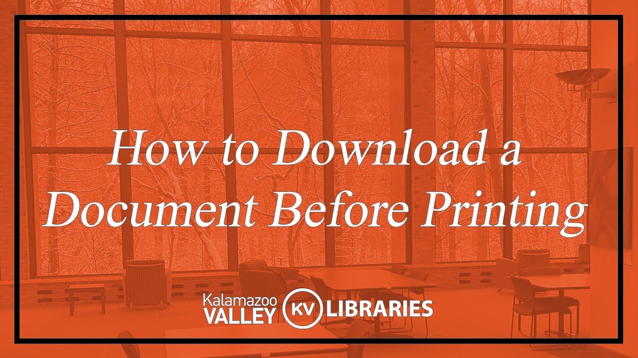 How to Download a Document Before Printing