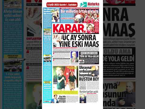 5 Eylül 2023 - Gazete 1. Sayfaları - Gazete Manşetleri