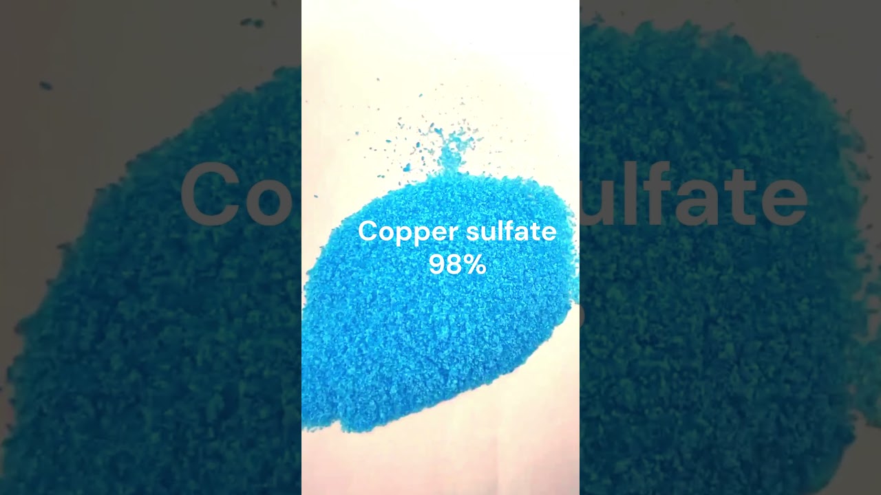 Copper sulfate 98% used in  fungicide, fertilizer, treatment ,flotation