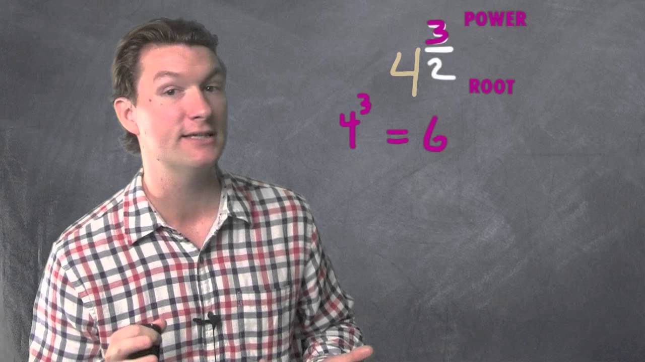 Fraction (aka Rational) Exponents | Dave May Teaches