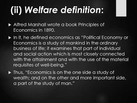 Economics Definitions Welfare Definition