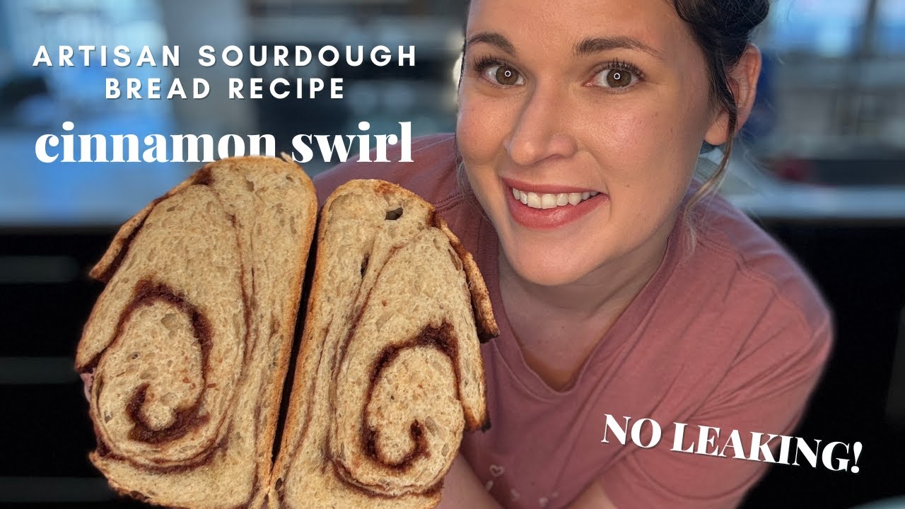 Cinnamon Swirl Sourdough Bread Recipe | No Stress, No Leaks, Perfect Swirl!