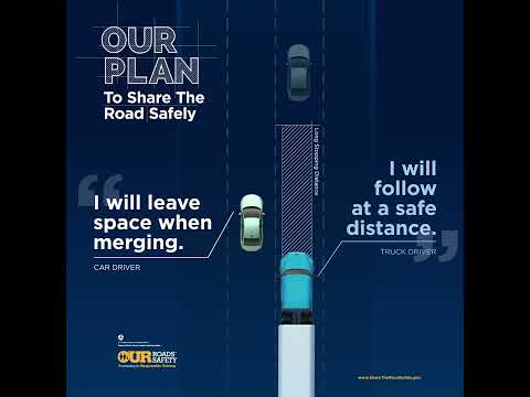 "Our Plan" Campaign - Long Stopping Distance - Truck/Car (Square)