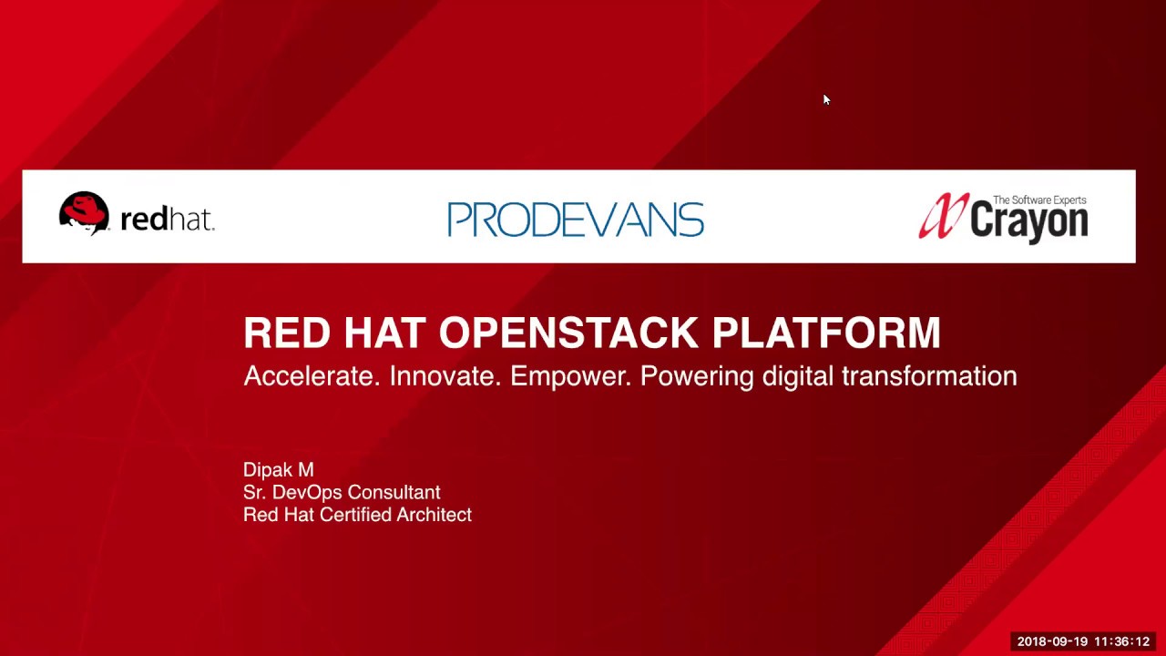 Redhat OpenStack Architecture and Use Cases