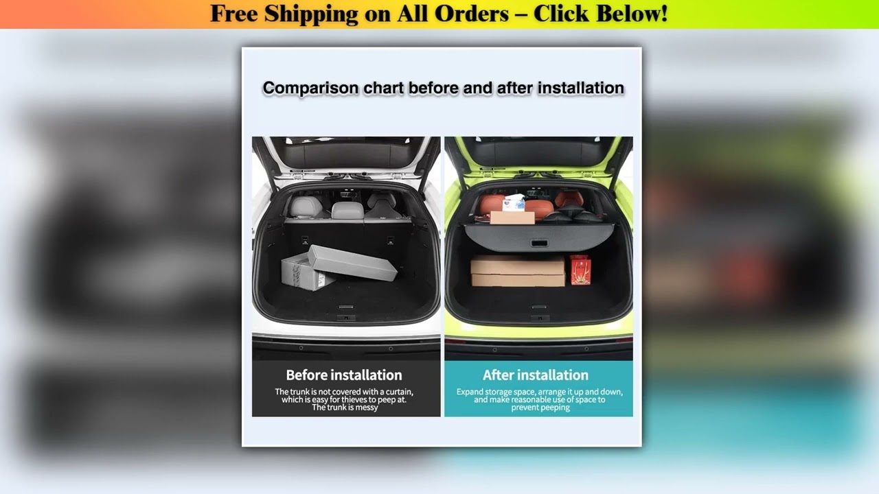Car Trunk Cargo Cover for Toyota C-HR CHR C HR IZOA Accessories 2016~2022 Luggage Storage Curtain