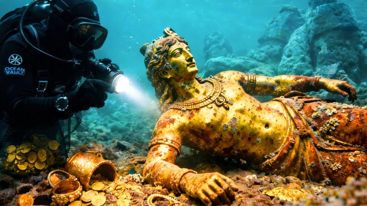 A Giant Golden Statue Found Beneath the Sea — And the Sunken City That ...