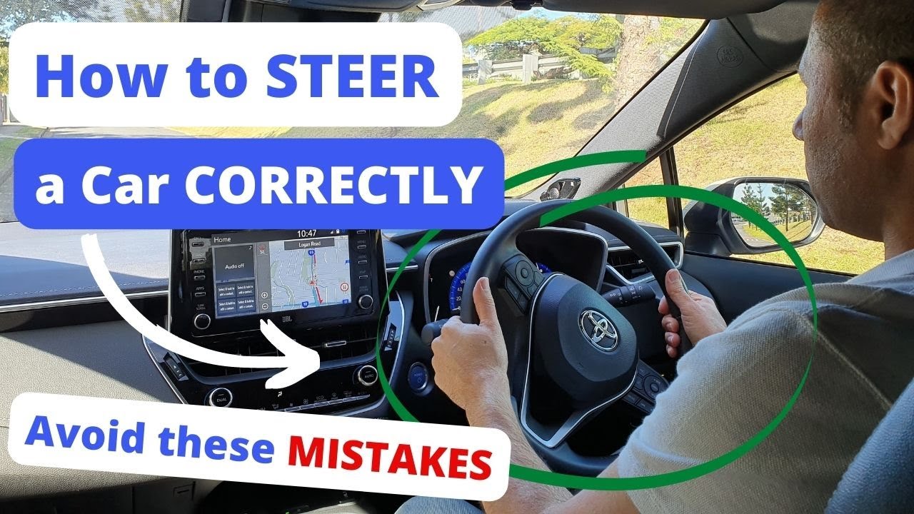 How to turn steering wheel correctly for driving test (FULL GUIDE)