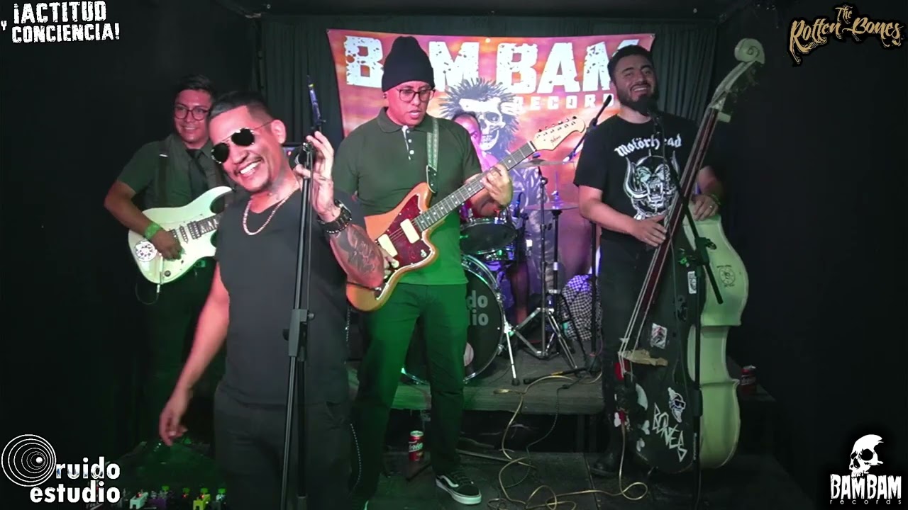 THE ROTTEN BONES (Transmisión # 352) EN VIVO EN ACTITUD Y CONCIENCIA!!!