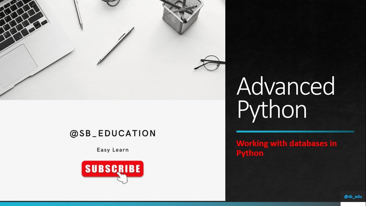 Working with databases in Python | FYBSC-CS APP Practical