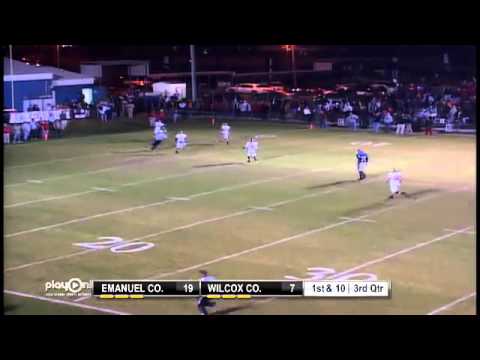 Emanuel Co's #7 Tiwain Daughtry 81 yd intercept TD