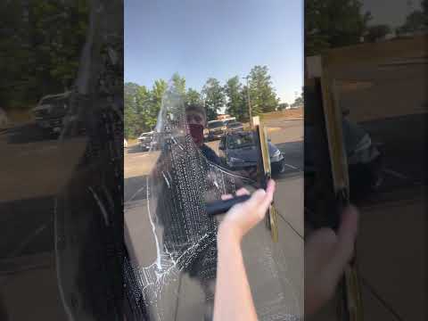 Storefront Window Cleaning #satisfying #windowwashingbusiness #aawc #fredericksburg #virginia