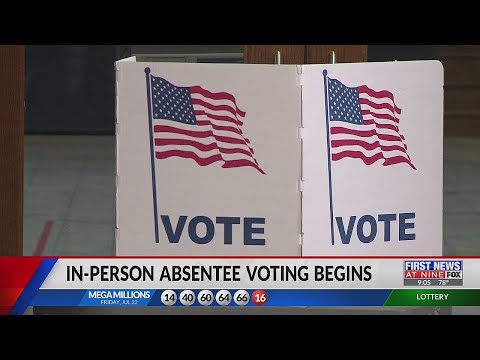 In-person absentee voting begins