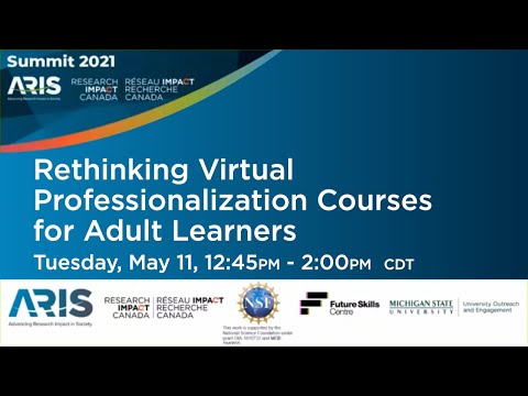 ARIS-RIC SUMMIT 2021_Rethinking Virtual Professionalization Courses for Adult Learners