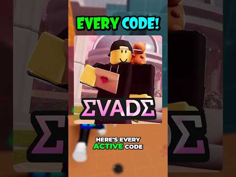 EVERY ACTIVE CODE In Roblox Evade!