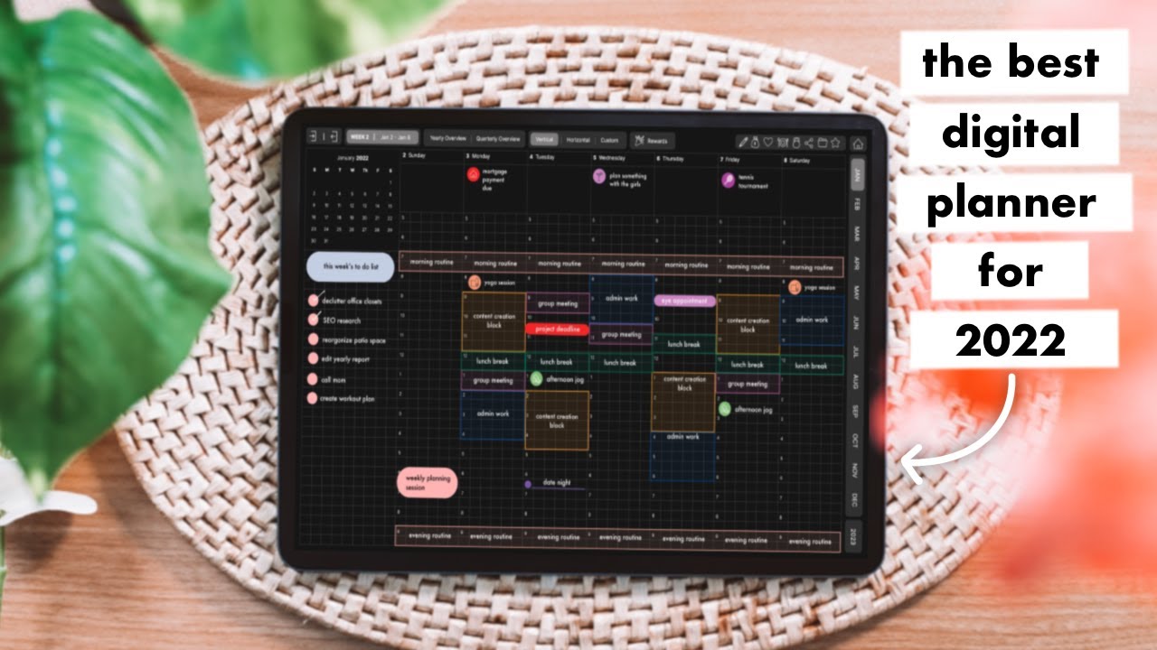 BEST Digital Planner for 2022 | Digital Stickers, Rewards, Community & More!