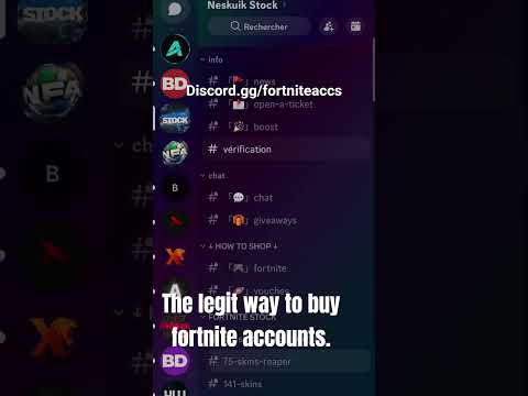 Safe and cheap fortnite accounts. join the discord and take a look. #Fortnite #Marketplace #discord