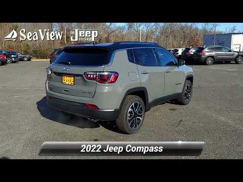 New 2022 Jeep Compass Limited, Ocean Township, NJ J220028
