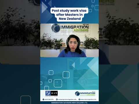 Post Study Work Visa After Masters in New Zealand || Immigration Advisers New Zealand Ltd