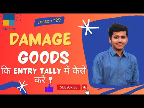 #29 Damaged Goods under GST Entry | Tally Prime Full course 2023