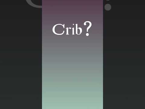Crib meaning #shorts