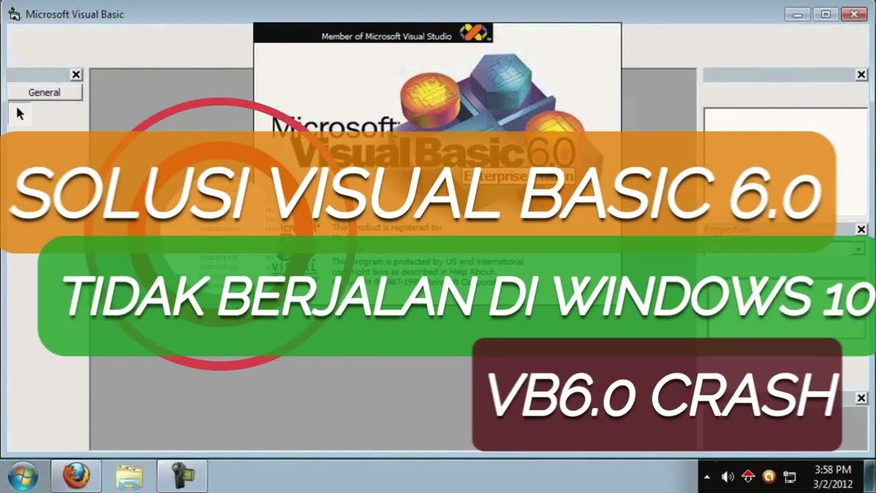 solution to run vb6.0 applications on Windows 10 without errors