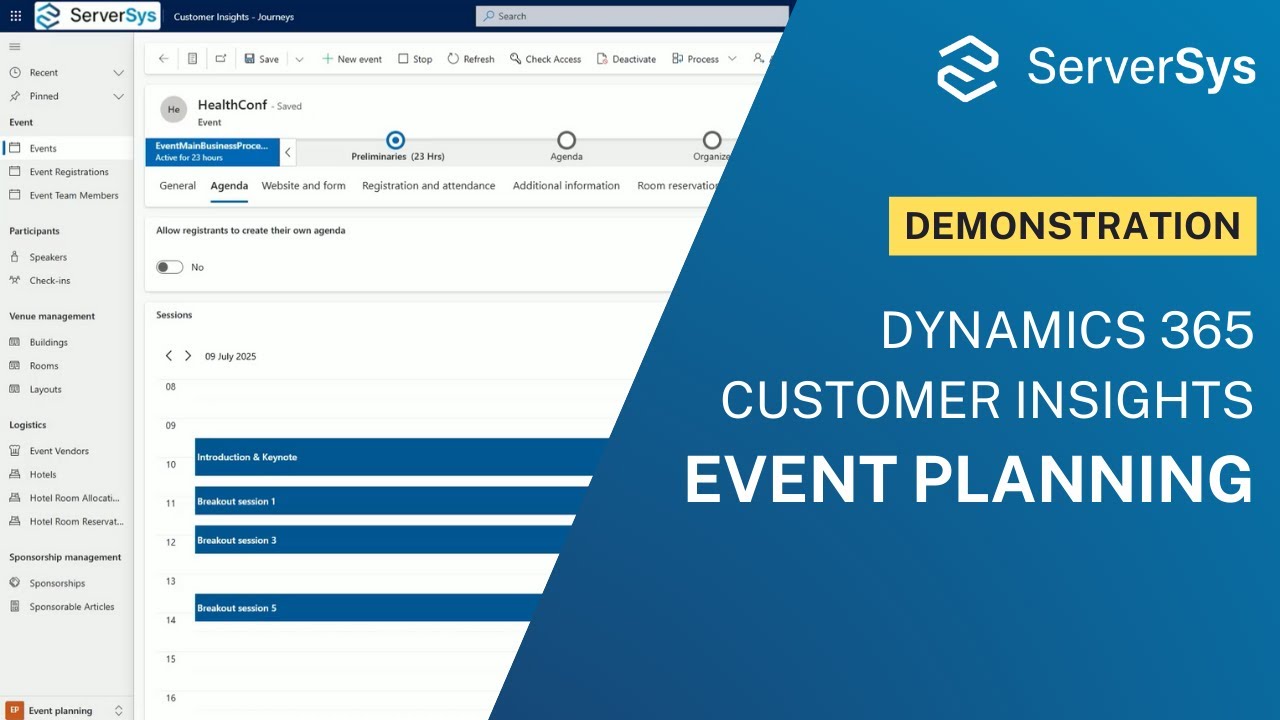 Demonstrating Dynamics 365 Event Planning (Customer Insights) | Microsoft UK Partner