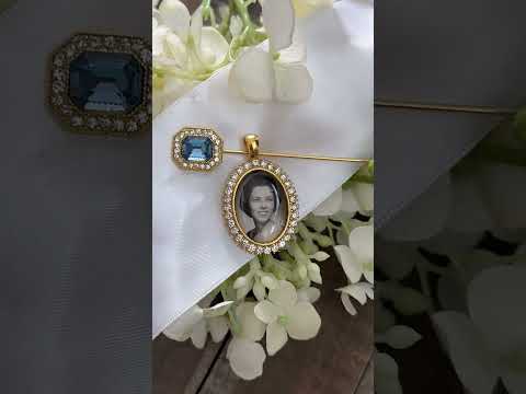 Something Blue gift form bride in memory of #customjewelry #personalizedgifts #wedding #bridetobe