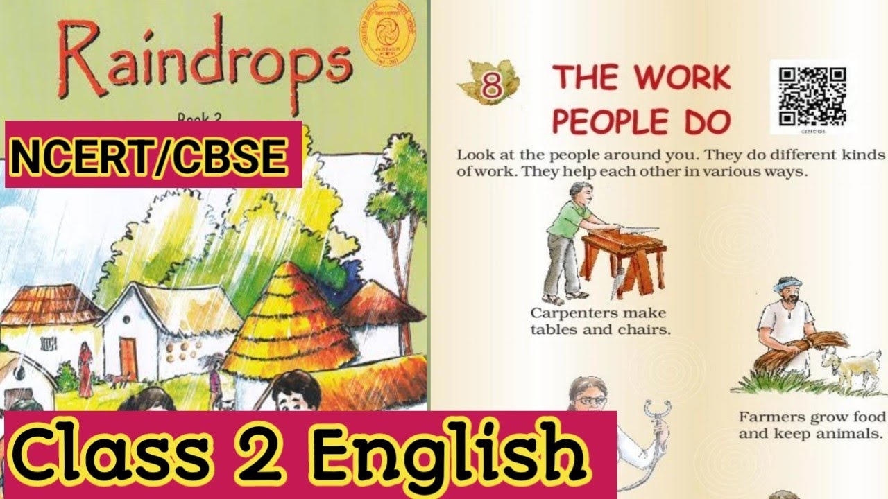 The Work People Do | Raindrops English|Class 2 English (chapter 8)|NCERT #class2english #raindrops