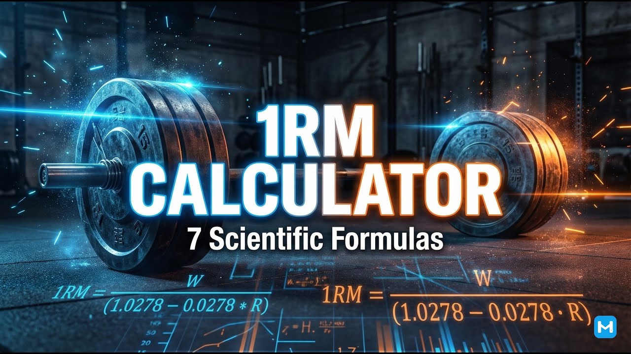One Rep Max Calculator: 7 Scientific Formulas Explained
