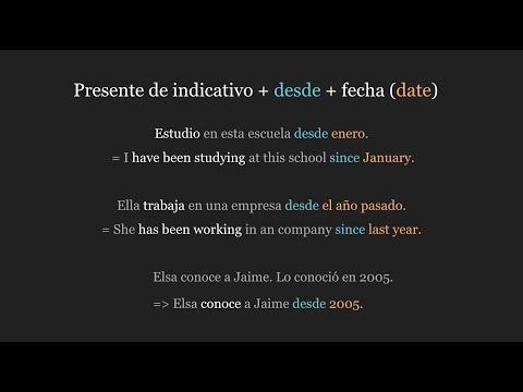 Express periods of time using present tense in Spanish | 국제고 1학년의 지식나눔
