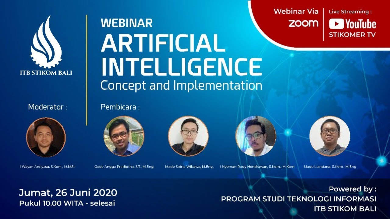 WEBINAR ARTIFICIAL INTELLIGENCE : CONCEPT AND IMPLEMENTATION