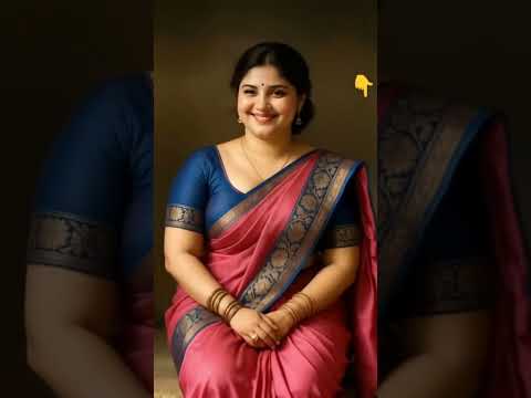 ♥️The Beautiful Women/ Beautiful saree . AI Girl Saree Model video/🌹