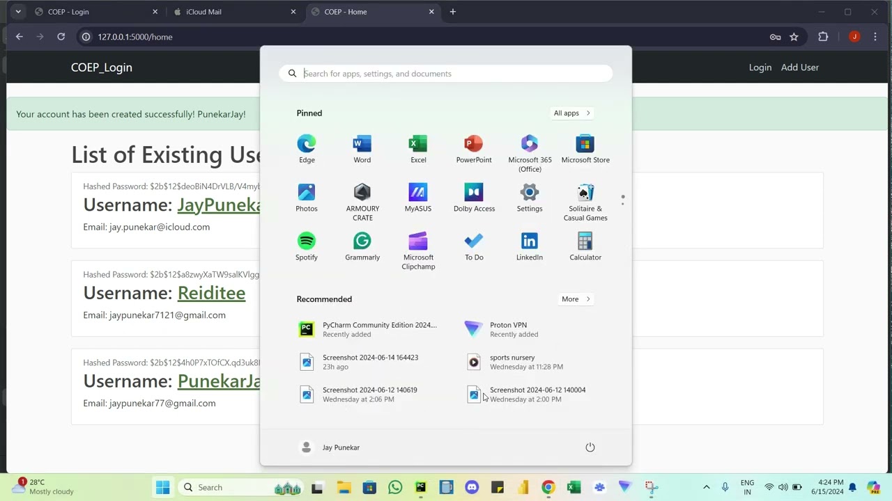 Flask Authentication using Flask & MySQL