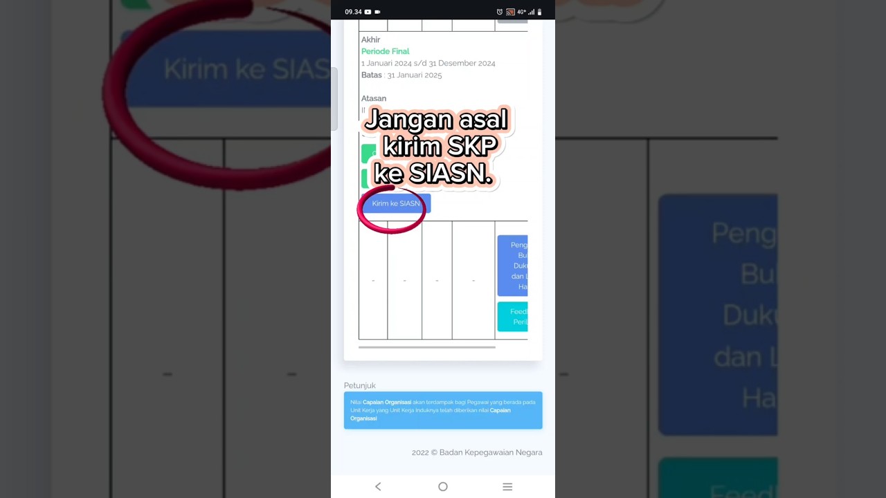 Cara kirim SKP Guru ke SIASN. Solusi Gagal kirim #skp #guru #merdekamengajar #shorts #ekinerja