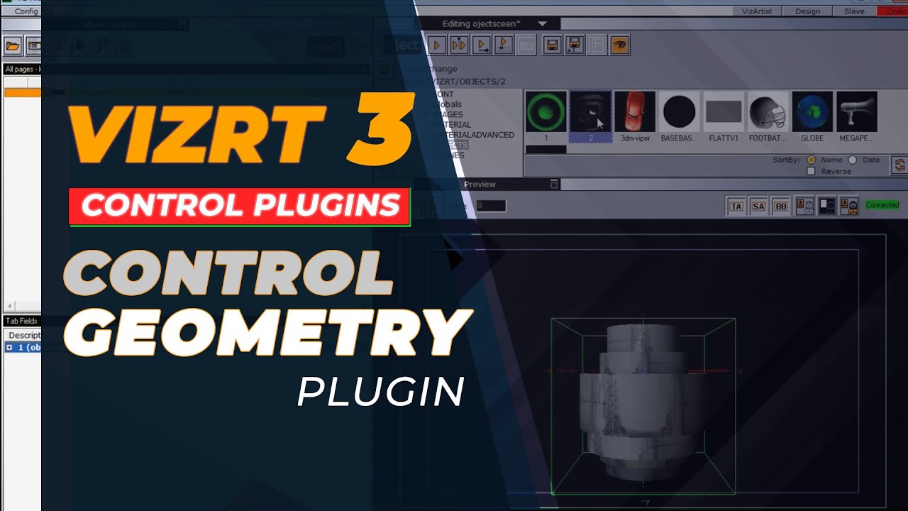 Vizrt Control Geometry Plugin tutorial
