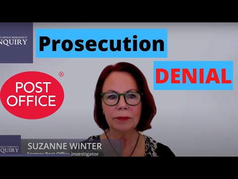 Post Office Investigator DENIES Subpostmasters Horizon Case