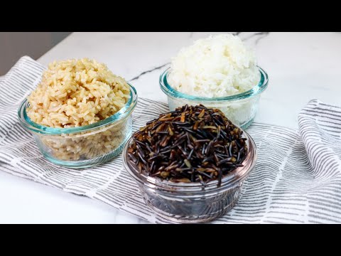 PERFECT INSTANT POT RICE Every Time│WHITE, BROWN and WILD RICE