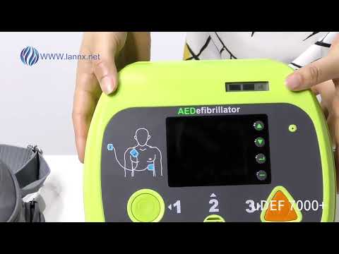 Portable AED Training Automated External Defibrillator Machine AED Machine Defibrillator uDEF 7000+