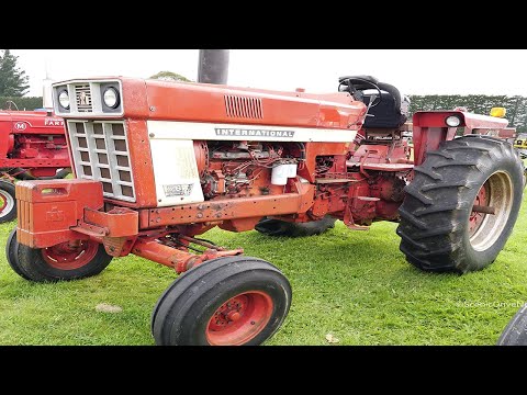 Old 1971-76 International Harvester Farmall 766 Tractor at the 2023 Northern A&P Show