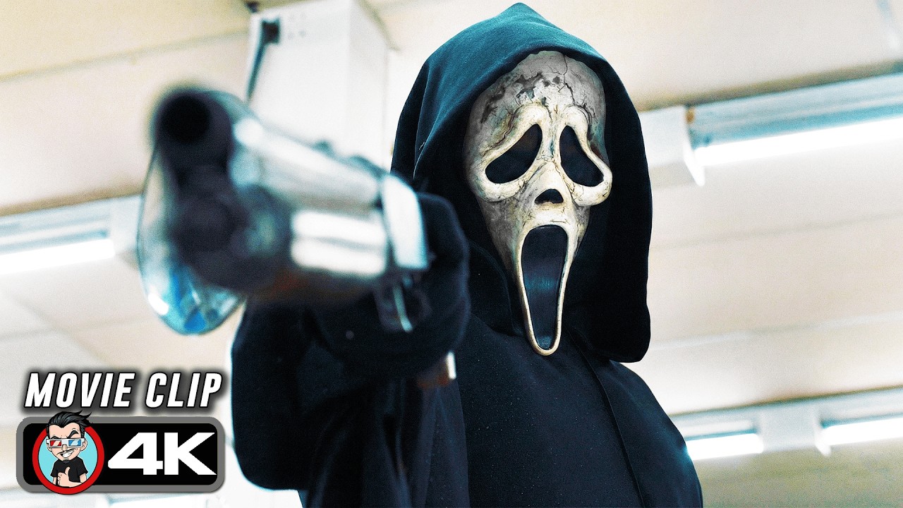 Ghostface With A Shotgun Scene | SCREAM VI (2023) Movie CLIP 4K