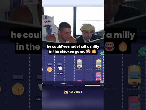 HE COULD'VE MADE HALF A MILLY IN THE CHICKEN GAME... 💔😭 #casino #slots #roobet
