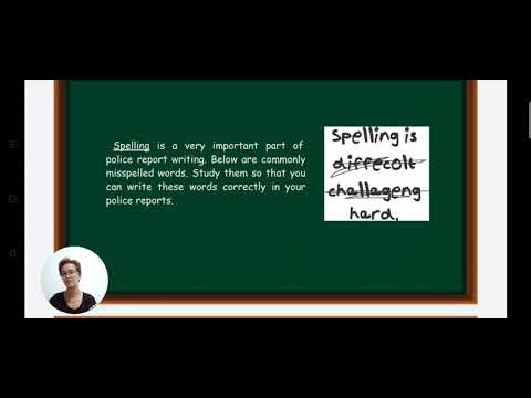 Technical Police Report Writing ppt 2