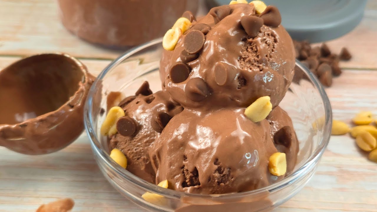 Ninja Creami Cottage Cheese Chocolate Peanut Butter Keto Ice Cream