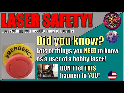 🔥Hobby Laser Safety, Everything you MUST know to keep your workshop and yourself safe!