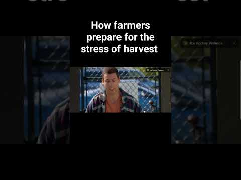 How farmers prepare for the stress of harvest #memes #funny #farmlife