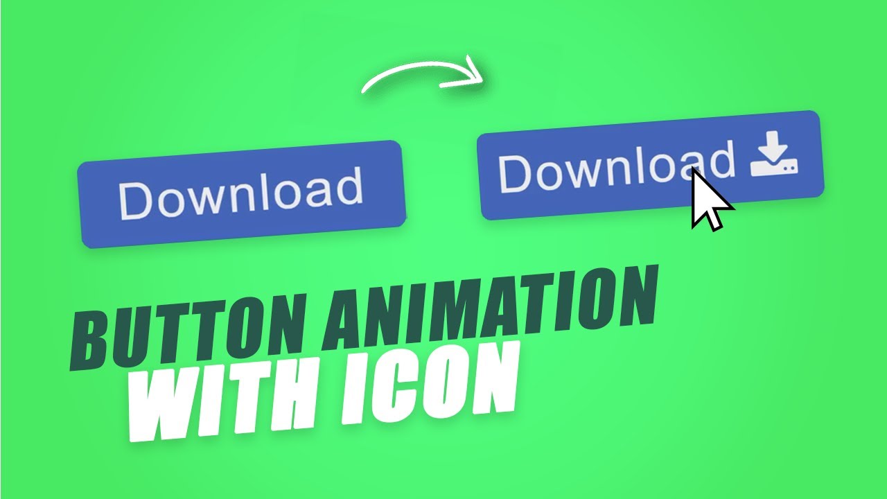 Animated Download Button with Icon using CSS - Tutorial