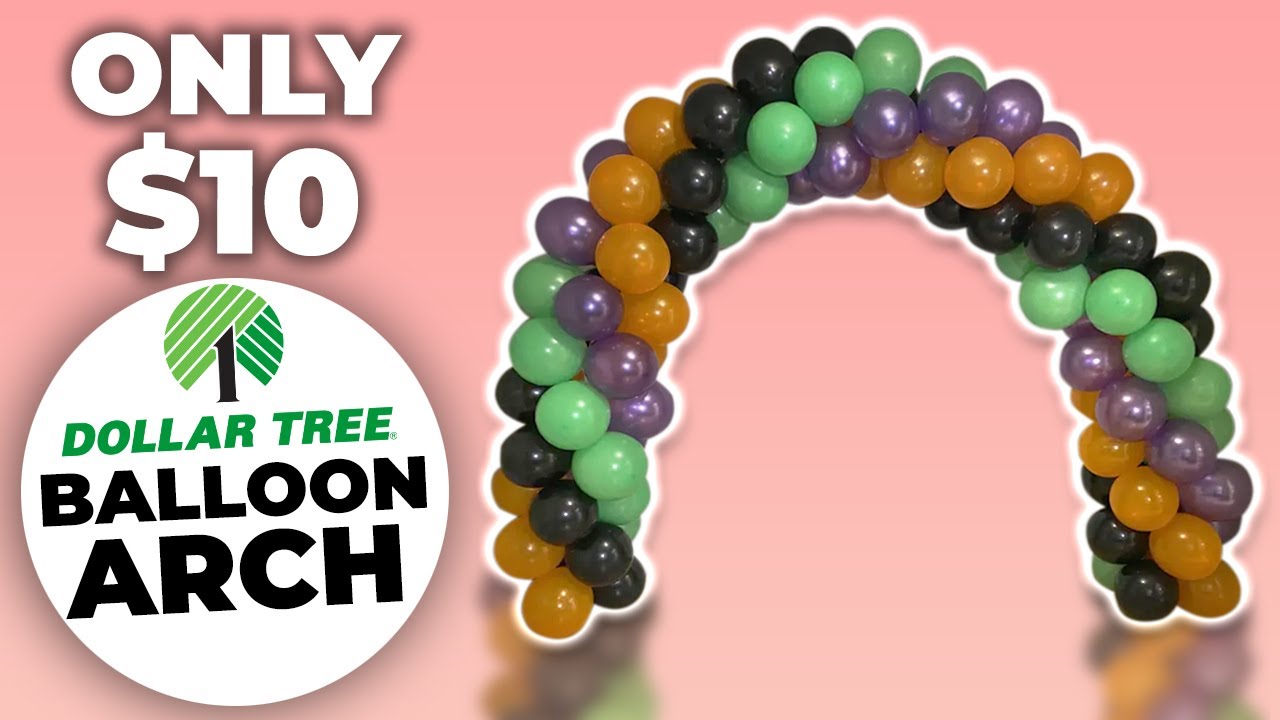 DIY: Spiral Balloon Arch| No Stand | Dollar Tree|$10