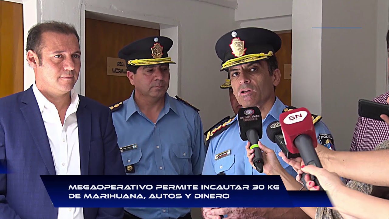 La Policía de Neuquén secuestra 30 kilos de marihuana en allanamientos