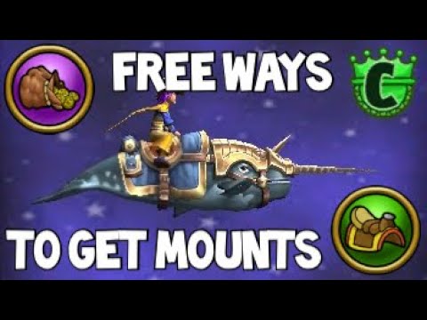 Where to get MOUNTS for FREE - A Beginner's Guide to Wizard101